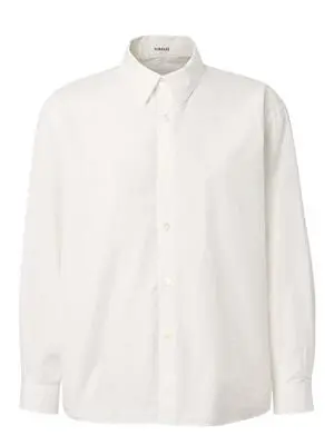 Auralee Cotton Poplin Shirt - White