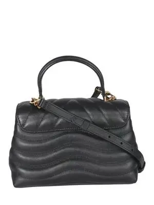 LOUIS VUITTON Louis Vuitton New Wave Top Handle Satchel Bag Black