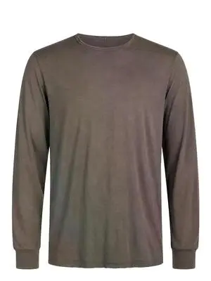 Rick Owens Crew Neck Long Sleeve Sweater - Grey