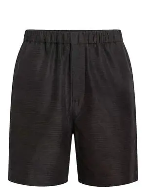 RANRA Elasticated Waist Ripstop Shorts - Brown