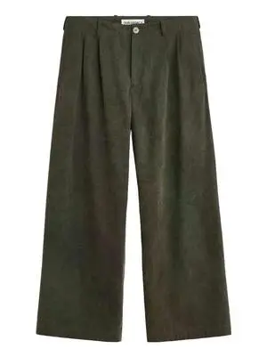 Our Legacy Pleated Wide-leg Trousers - Grey