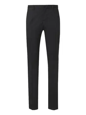 Dolce & Gabbana Wool And Silk-blend Tuxedo Pants - Black