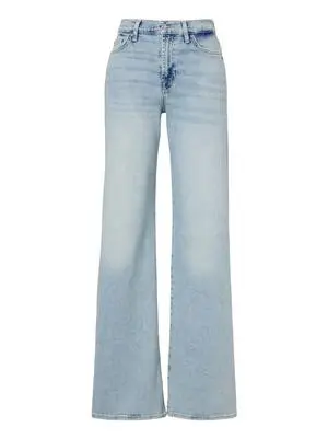 7 For All Mankind Lotta Wide-leg Jeans - Blue
