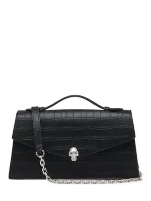 Alexander McQueen MCQUEEN Skull Top Handle Bag Black