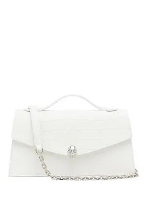 Alexander McQueen MCQUEEN Skull Top Handle Bag White