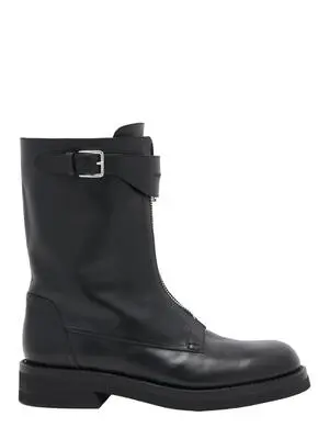 Alexander McQueen Biker Boots - Black
