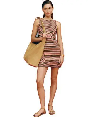 REFORMATION Oriana Sweater Tank Dress - Red