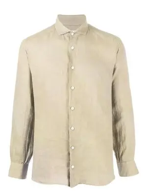 MC2 SAINT BARTH Pamplona Button-down Shirt - Neutrals