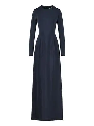 MAISON MARGIELA Cupro Maxi Dress - Blue