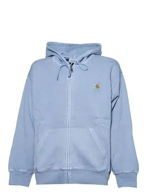 Carhartt Work In Progress Oversized Zip-up Hoodie With Drawstring - Blu