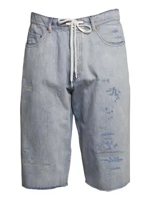 MAISON MARGIELA Distressed Drawstring Shorts - Denim