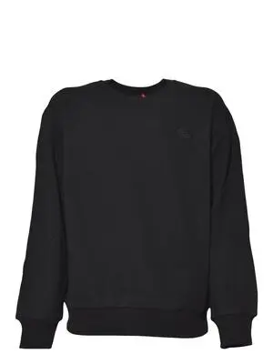 DIESEL® Pullover Sweatshirt With Crew Neck - Nero