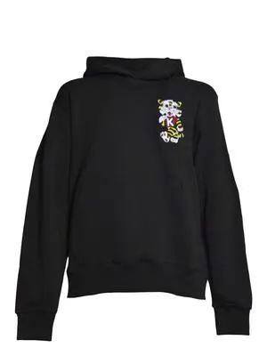 Kenzo Black Graphic Hoodie - Nero