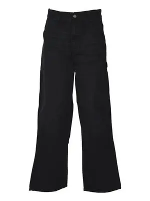Carhartt Work In Progress Wide Leg Jeans - Nero