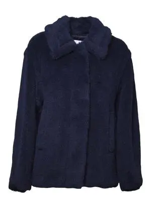 Max Mara Fur Jacket - Blu