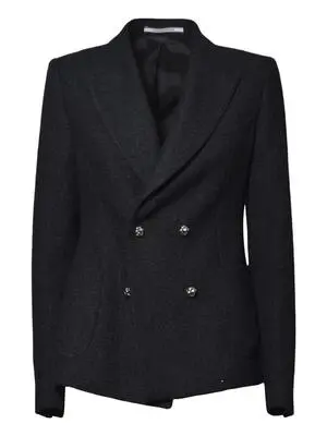 Tagliatore Double Breasted Blazer - Nero