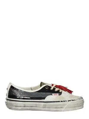 VANS Vans Embellished Sequined Lace-Up Sneakers Nero/bianco