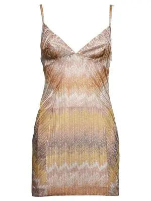 Missoni Sleeveless V-neck Mini Dress - Oro