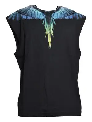 MARCELO BURLON COUNTY OF MILAN Marcelo Burlon County Of Milan Black Sleeveless Printed Top