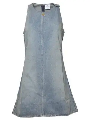 COURREGES Courrèges Pinafore Dress - Denim