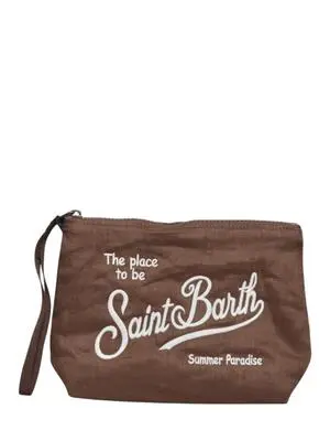 MC2 SAINT BARTH Saint Barth Pouch Marrone
