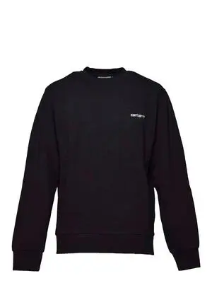 Carhartt Work In Progress Embroidered Logo Crewneck Sweater - Nero