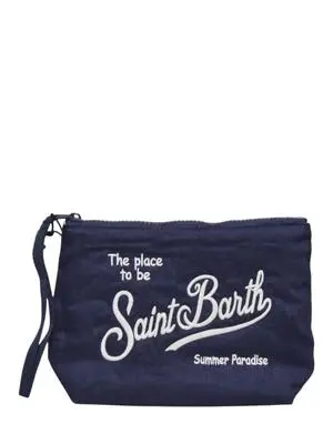 MC2 SAINT BARTH Saint Barth Pouch Blu Navy