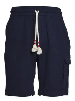 MC2 SAINT BARTH Drawstring Cargo Shorts - Blu