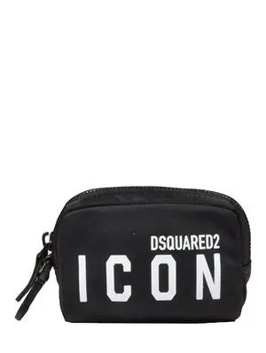 Dsquared2 Shiny Effect Nylon Mini Square Clutch - -97