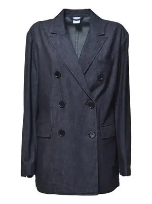 Aspesi Double Breasted Blazer - Denim