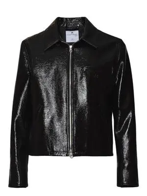 COURREGES Courrèges Zip-up Leather Jacket - Nero
