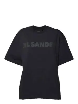 JIL SANDER Jil Sander Logo T-Shirt Nero