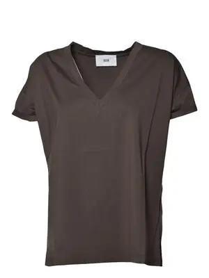SOLOTRE Solotre V-Neck T-Shirt Caffe'