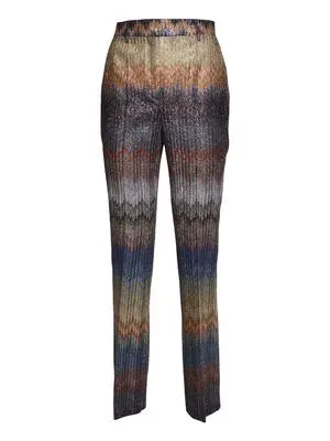 Missoni Pleated Metallic Trousers - Multicolour
