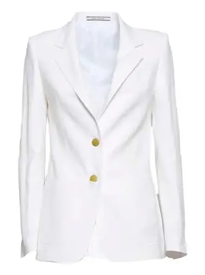 Tagliatore Single Breasted Blazer - Bianco