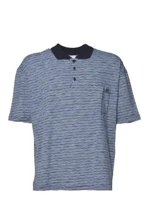 Etro Striped Polo Shirt - Blu