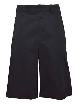 LEMAIRE Belted Wide-leg Shorts - Nero