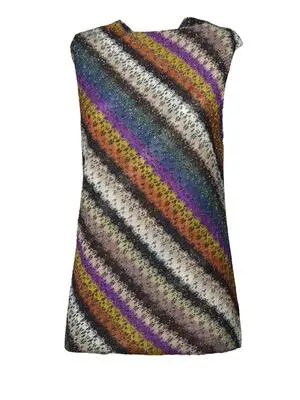 Missoni Striped Knit Sweater - Giallo/viola