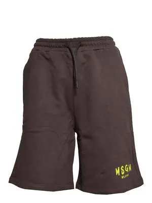 MSGM MSGM Drawstring Logo Shorts Caffe'