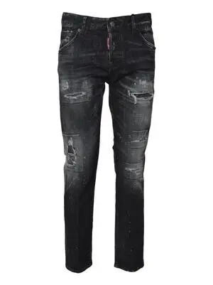 Dsquared2 Distressed Black Wash Jeans - -97