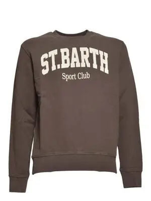 MC2 SAINT BARTH Crew Neck Sweatshirt - Marrone