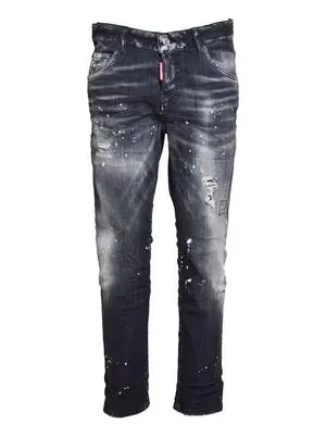 Dsquared2 Distressed Paint Splatter Jeans - -97