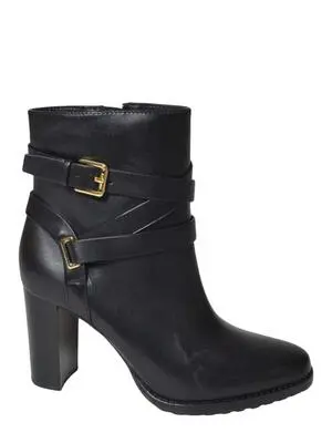 Ralph Lauren Buckled Zip Up Boots - Nero