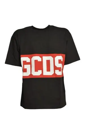 Gcds Logo T-shirt - Nero/rosso
