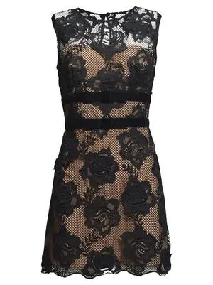 SELF-PORTRAIT Black Lace Dress - -97