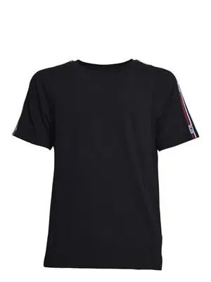 Gcds T-shirt With Logo Detail - Nero/rosso