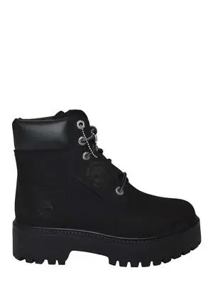Timberland Lace Up Ankle Boots - Nero