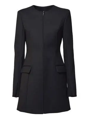 MSGM Zip-up Tailored Jacket - Nero