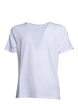 GCDS Gcds White T-Shirt With Logo Detail