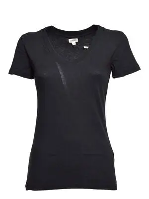 L'Agence V-neck T-shirt - Nero
